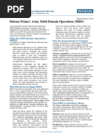 Army 2030 Division Combat Strategy | PDF | Division (Military) | Brigade