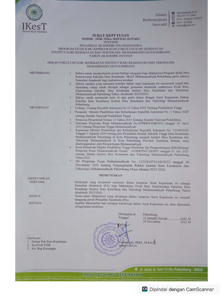 SK Pa Psik T.a.2023 - 2024 Ok | PDF