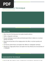 Radiographic Technique Chart: KVP Ma Time/S Sid Skull | PDF ...