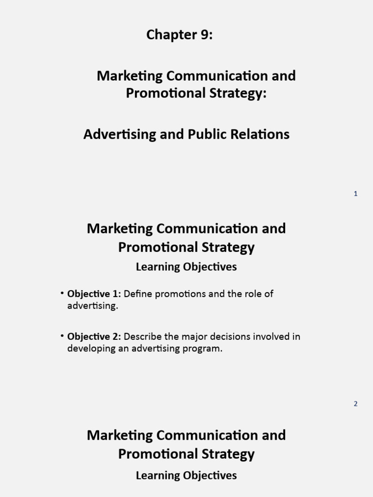 Marketing Comm and Promo Strategy | PDF | Point Of Sale | Retail
