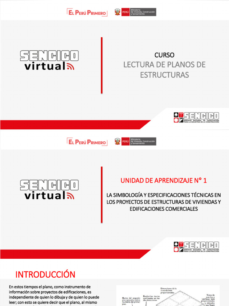 Sencico Lectura Planos Estructurales | PDF | Fundación (Ingeniería) | edificio