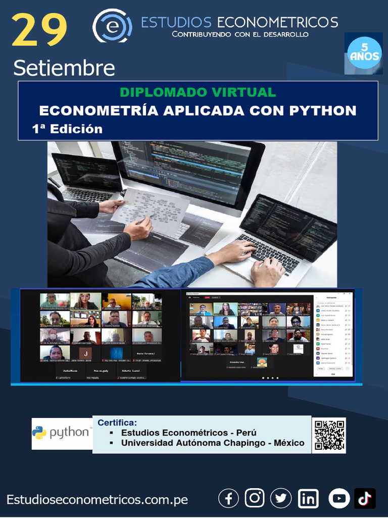 Diplomado en Econometría con Python | PDF | Econometría | Estadísticas