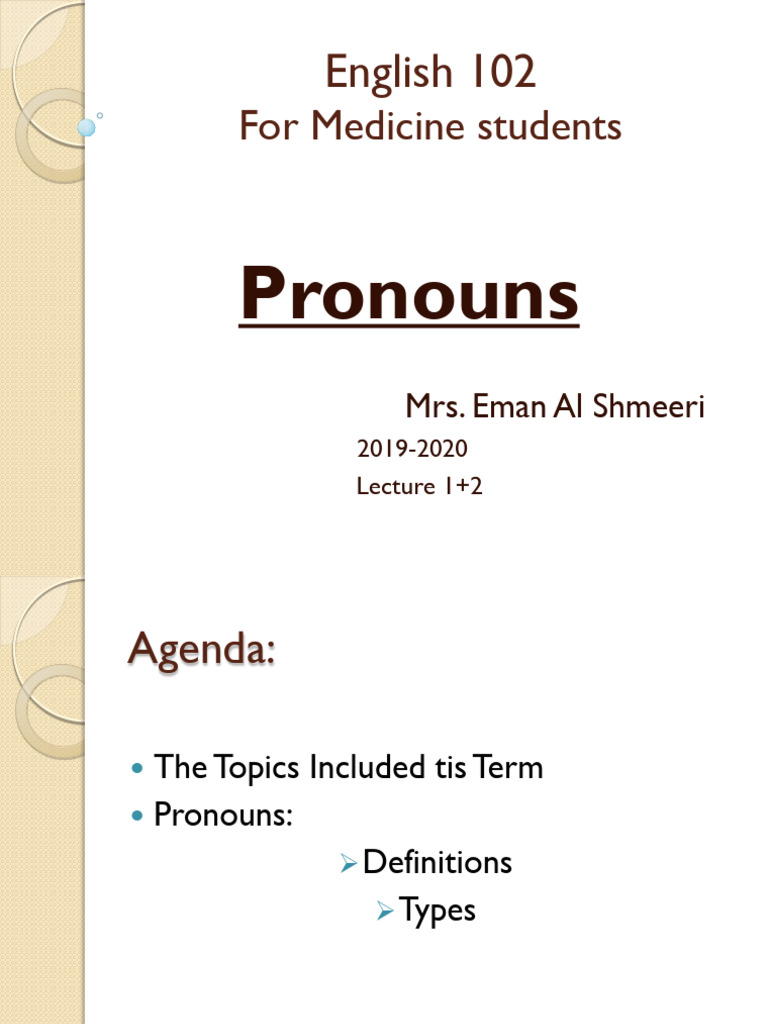 English 102 1+2 | PDF | Pronoun | Language Mechanics