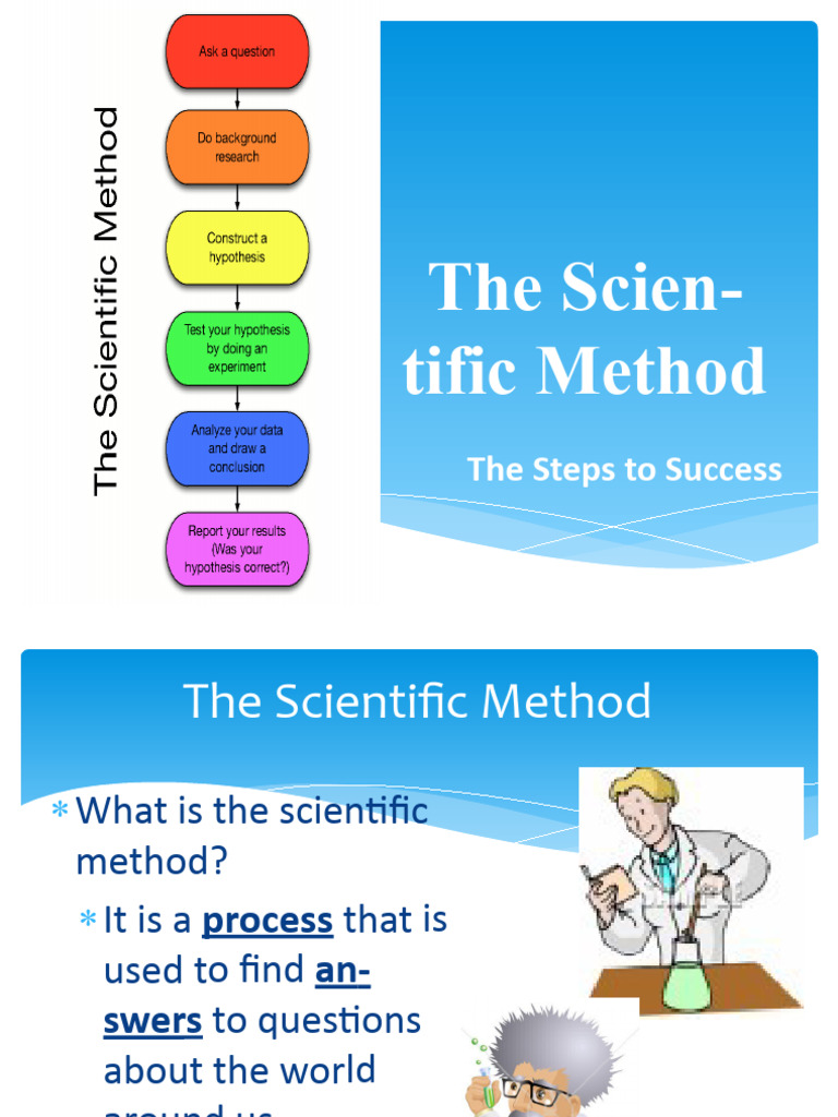 Scientific Method PPT | PDF | Experiment | Hypothesis