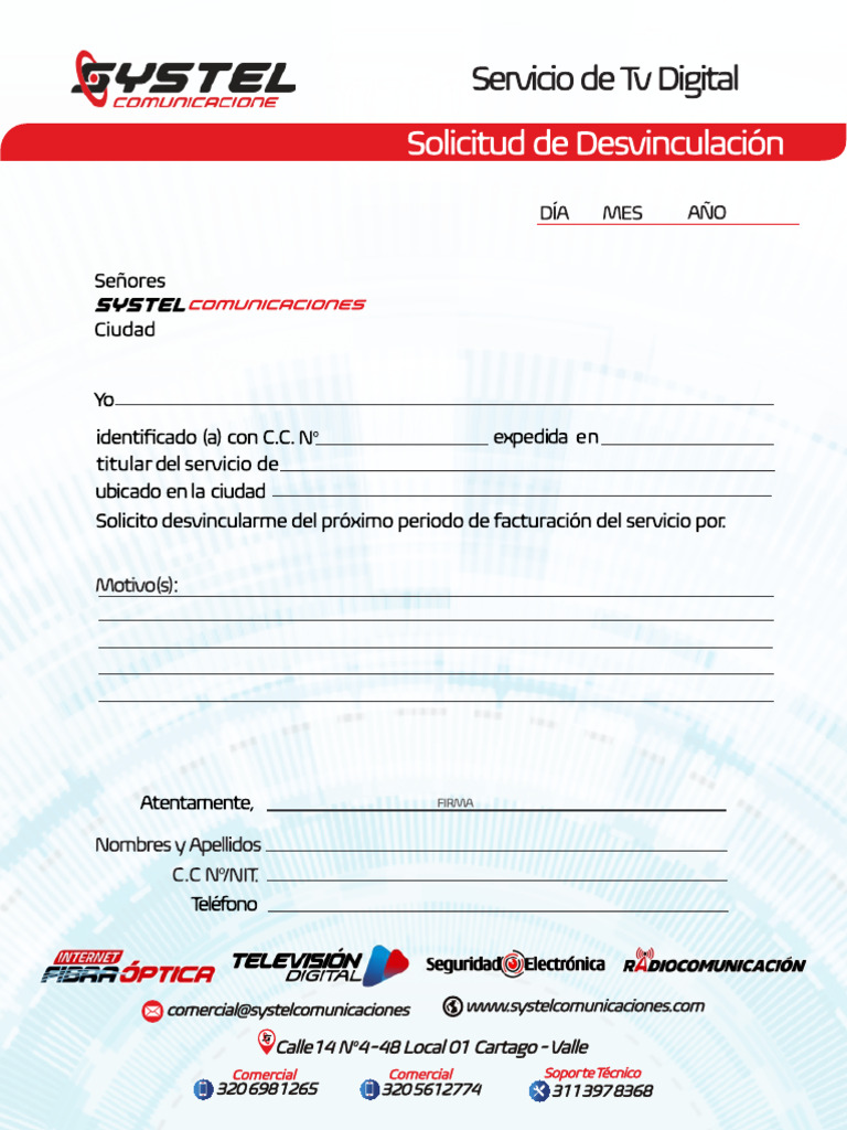 TVD FormatoFacturacionDesvinculacion | PDF