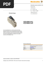 Weidmüller WDU 10 SL/EN Data Sheet | PDF | Electrical Connector ...