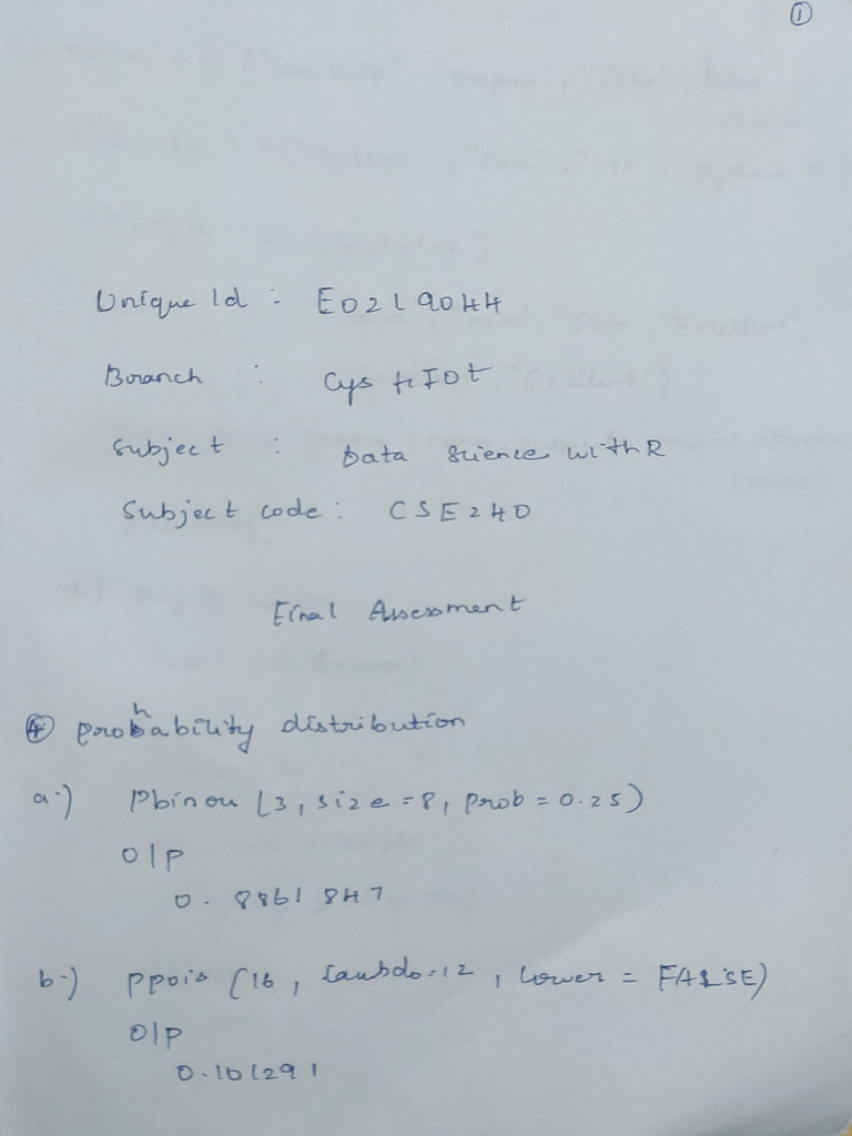 Final Assessment Cse 240 E0219044 | PDF Final Assessment Cse 240 E0219044 | PDF