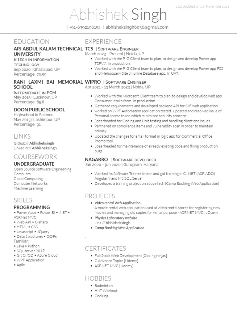 Deedy CV 4 | PDF | Web Application | World Wide Web