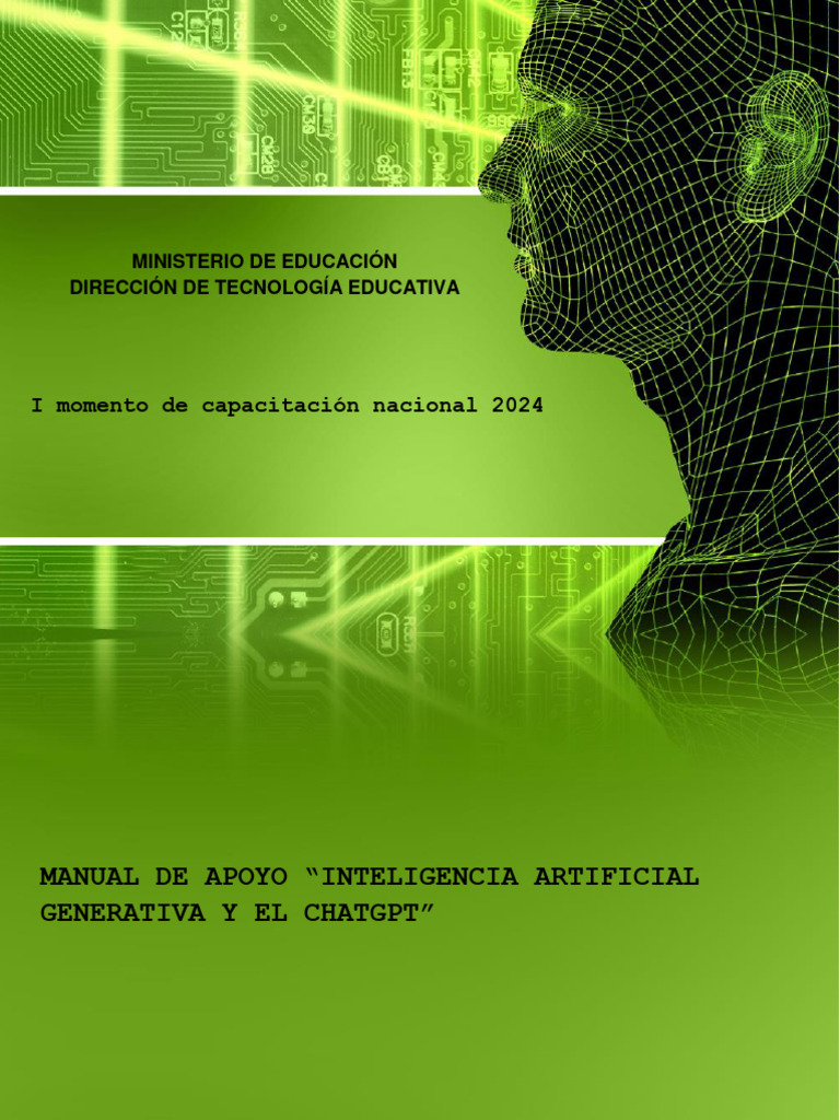 Manual de Apoyo - Inteligencia Artificial Generativa y El ChatGPT | PDF | Inteligencia ...