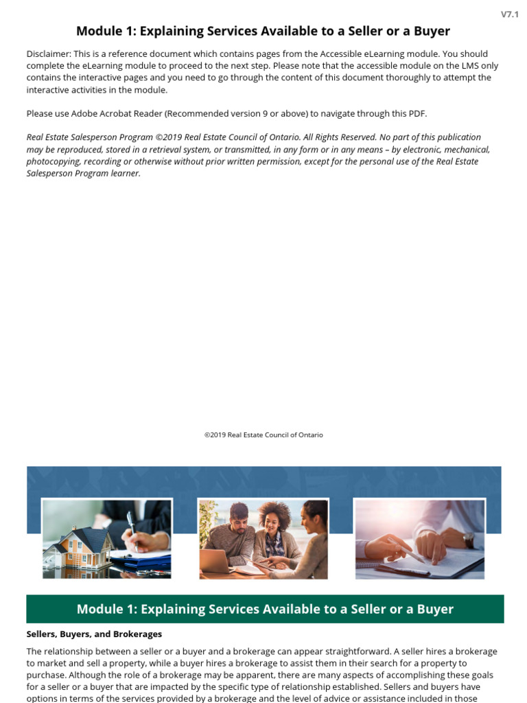 C2 M1 Explaining Services Available To A Seller or A Buyer Print V1 ...