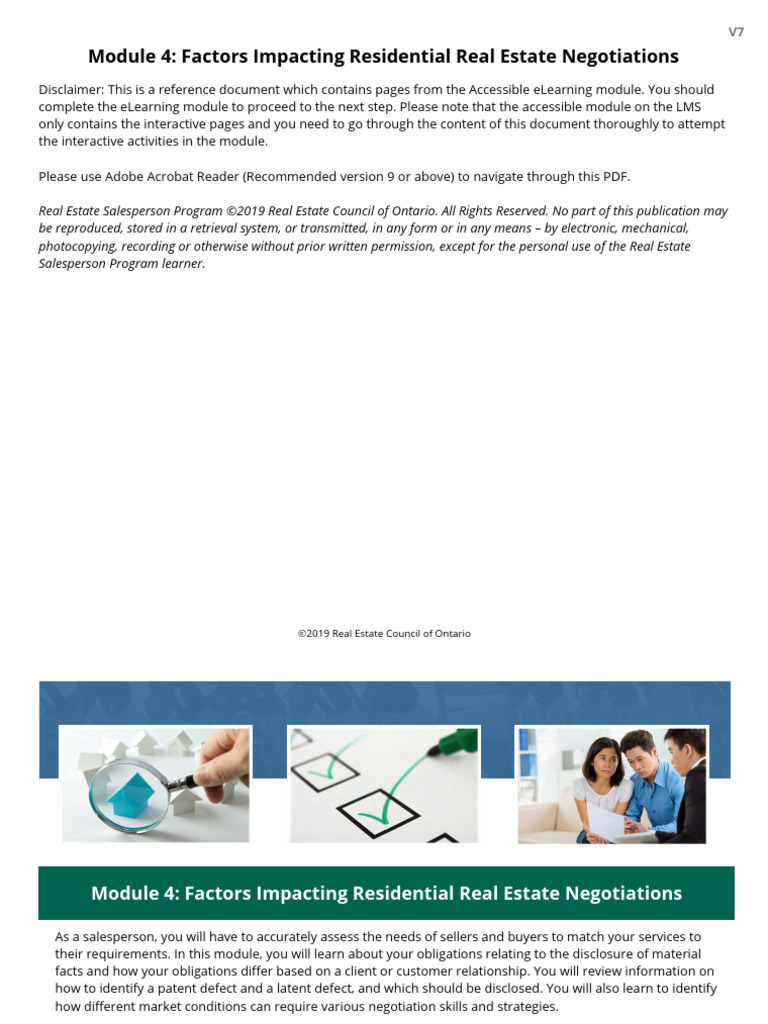 C2 M4 Factors Impacting Residential Real Estate Negotiations Print V1 ...