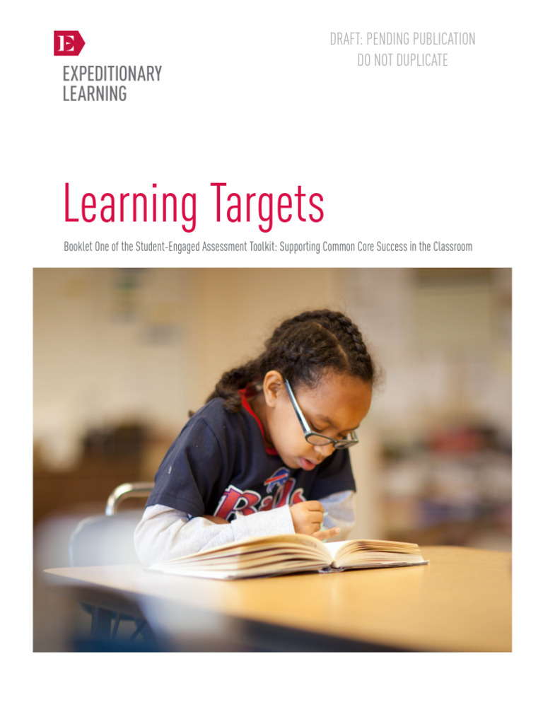 Learning Targets Toolkit Booklet | PDF | Curriculum | Learning