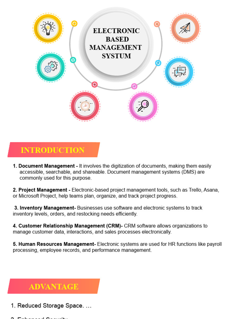 Electronic Management System | PDF