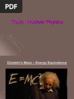 Energetics of Nuclear Reactions | PDF | Atomic Nucleus | Nuclear Fusion