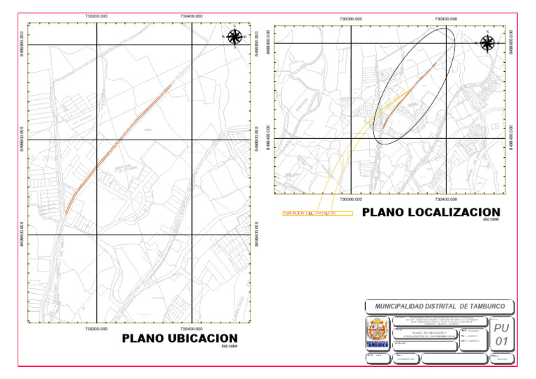 Plano Ubicacion y Localizacion A3 | PDF