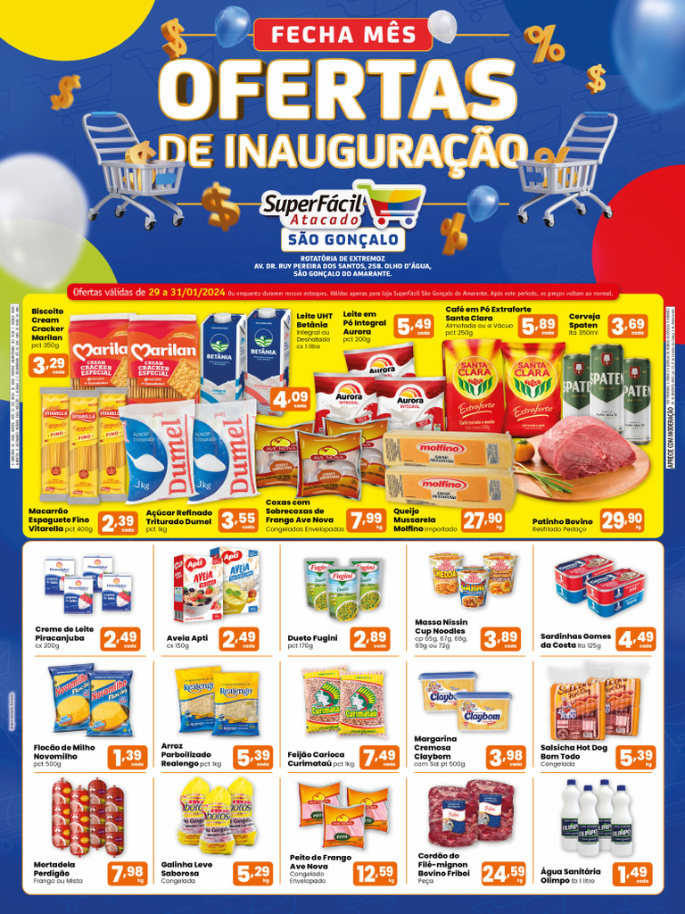 ENCARTE SUPERFÁCIL FECHA MÊS SGA 29 A 31.01.2024 | PDF