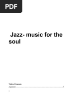 Evolution of Jazz Music History | PDF | Jazz | English Language Music