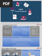 ORIX Lease Presentation | PDF | Lease | Insurance