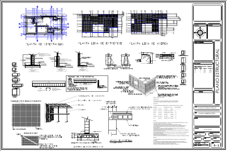 Plano Estructural Final | PDF