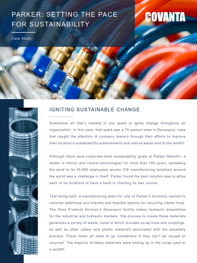 Parker Case Study | PDF | Waste | Scrap