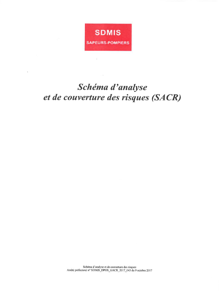 Schéma Danalyse Et de Couverture Des Risques | PDF | Pompier | Services ...