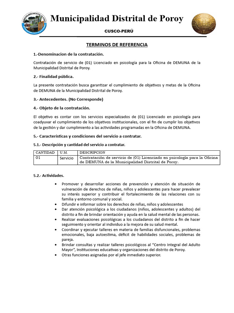 TDR Servicio-Sgc | PDF | Salud mental | Sicología