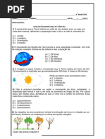 Aula 19 - 8º CN - Sistema Sol, Terra e Lua | PDF | Lua | Terra