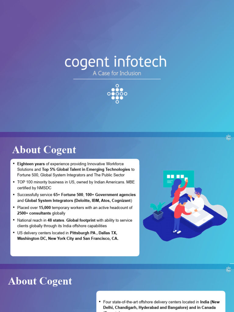 Cogent Infotech Capabilities - Federal | PDF | Recruitment | Cloud ...