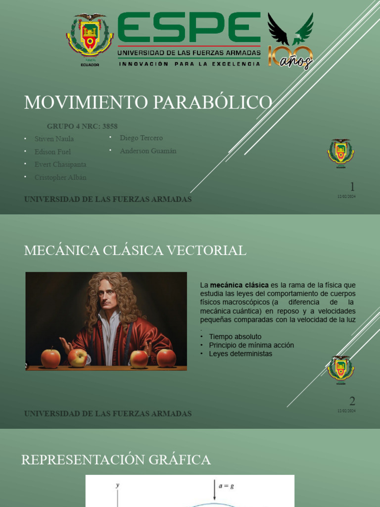 FISICA PRESENTACION | PDF | Velocidad | Mecánica