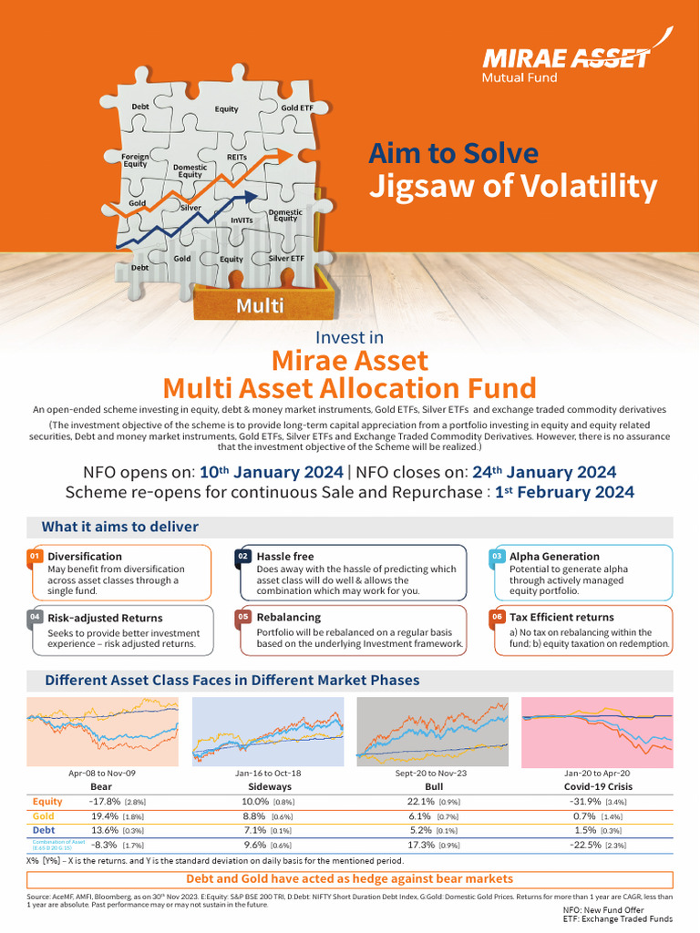 Multi Asset Allocation Fund - Four Pager | PDF | Exchange Traded Fund ...