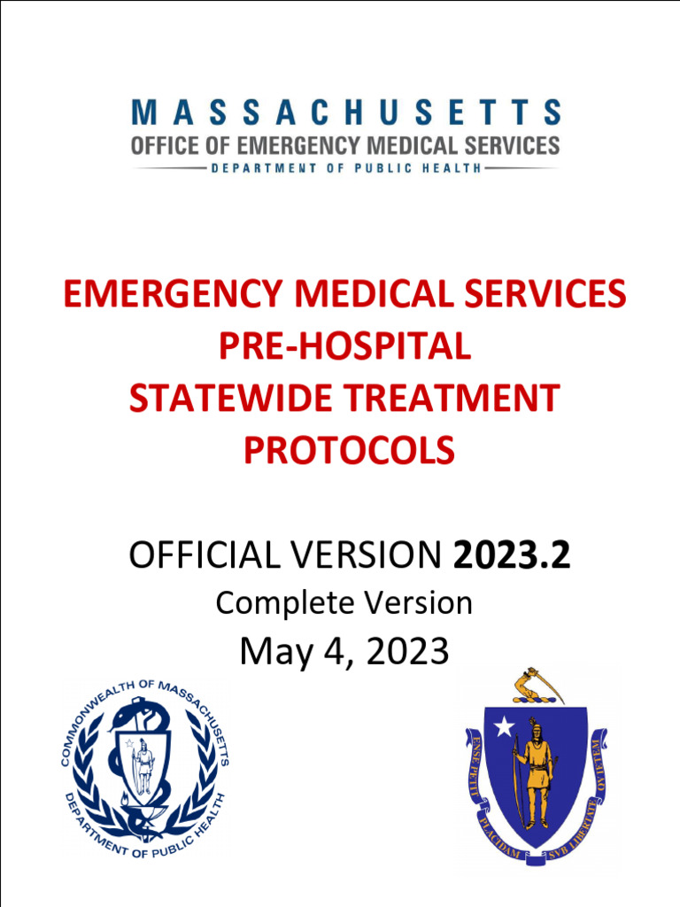 Statewide Treatment Protocols V 2023-2-5!4!2023 | PDF | Emergency ...