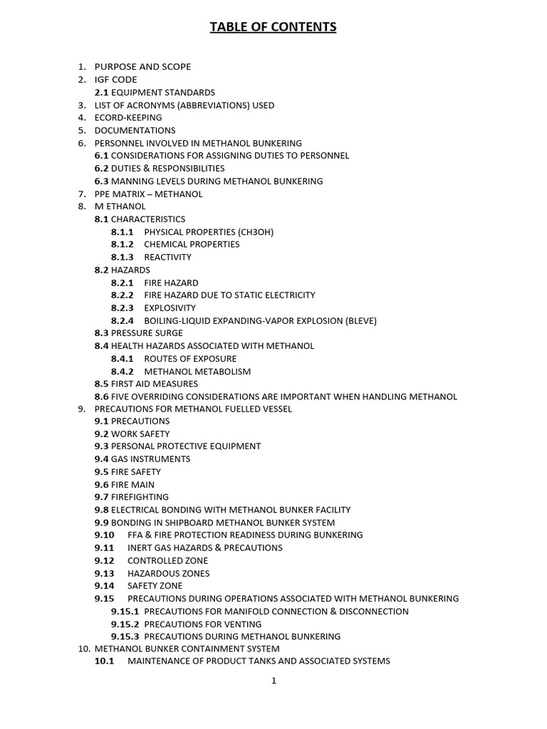 Content of Metha | PDF | Chemistry | Safety