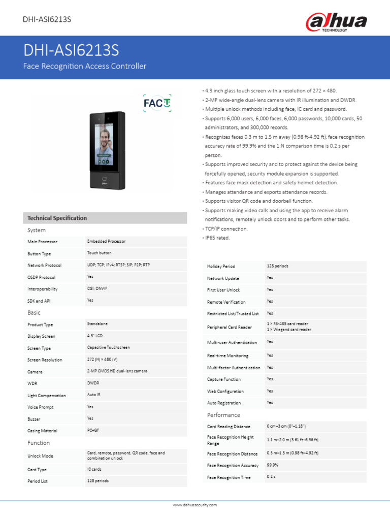ASI6213S Datasheet 20230228 | PDF | Touchscreen | Authentication