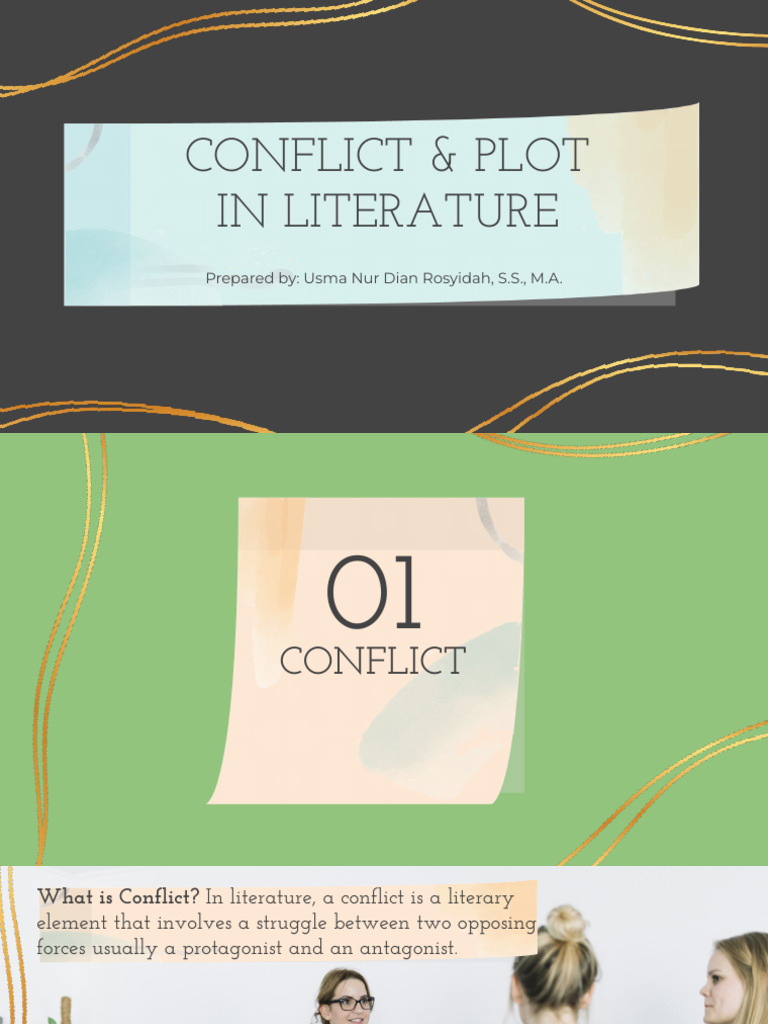Elements of Fiction - Plot Conflict | PDF | Plot (Narrative) | Narrative Elements of Fiction - Plot Conflict | PDF | Plot (Narrative) | Narrative