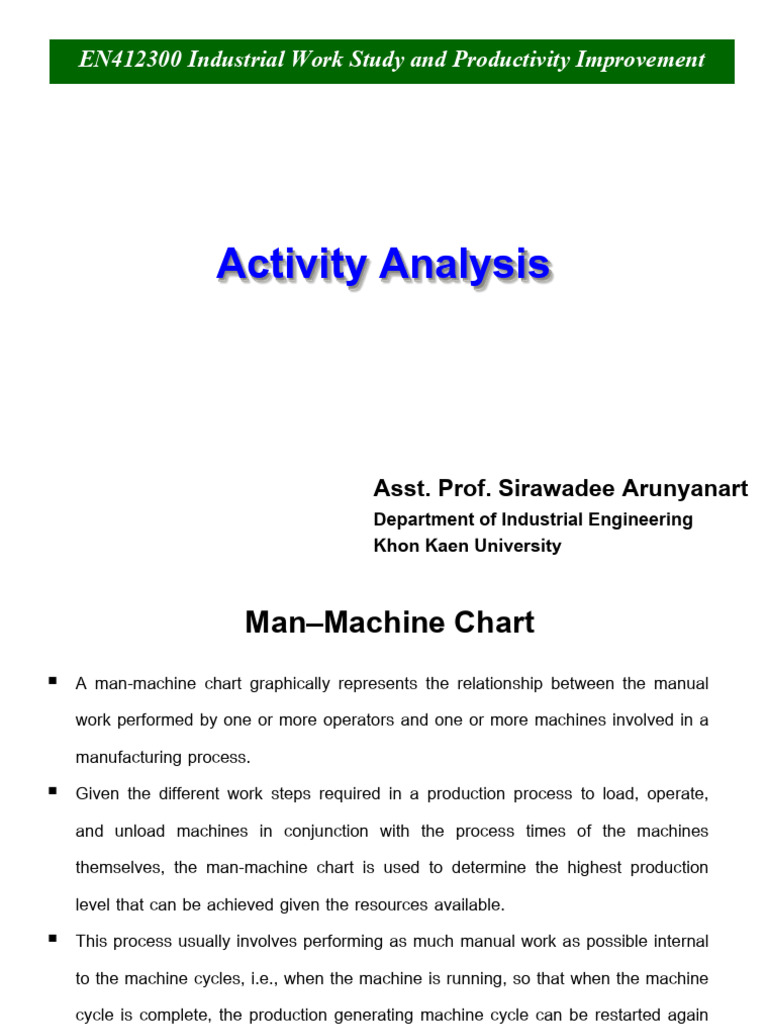 Ch7 Activity Analysis | PDF | Numbers | Machines