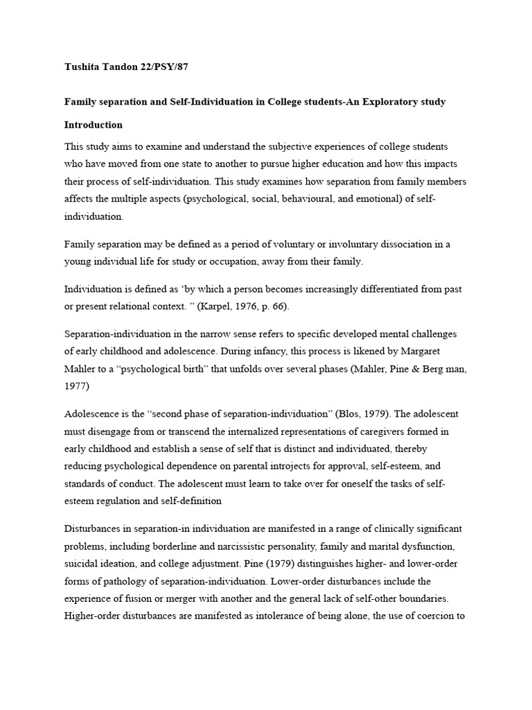 Pfpi Report (Autorecovered) | PDF | Case Study | Attachment Theory