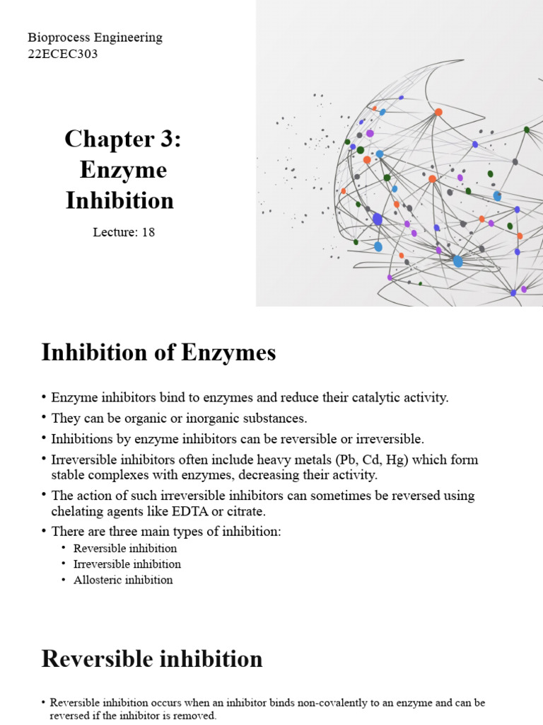 Lecture-18 Chapter 3 | PDF | Enzyme Inhibitor | Enzyme