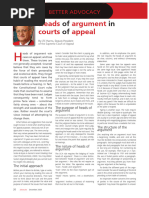 Lecture 1 Heads of Argument | PDF | Argument | Judge