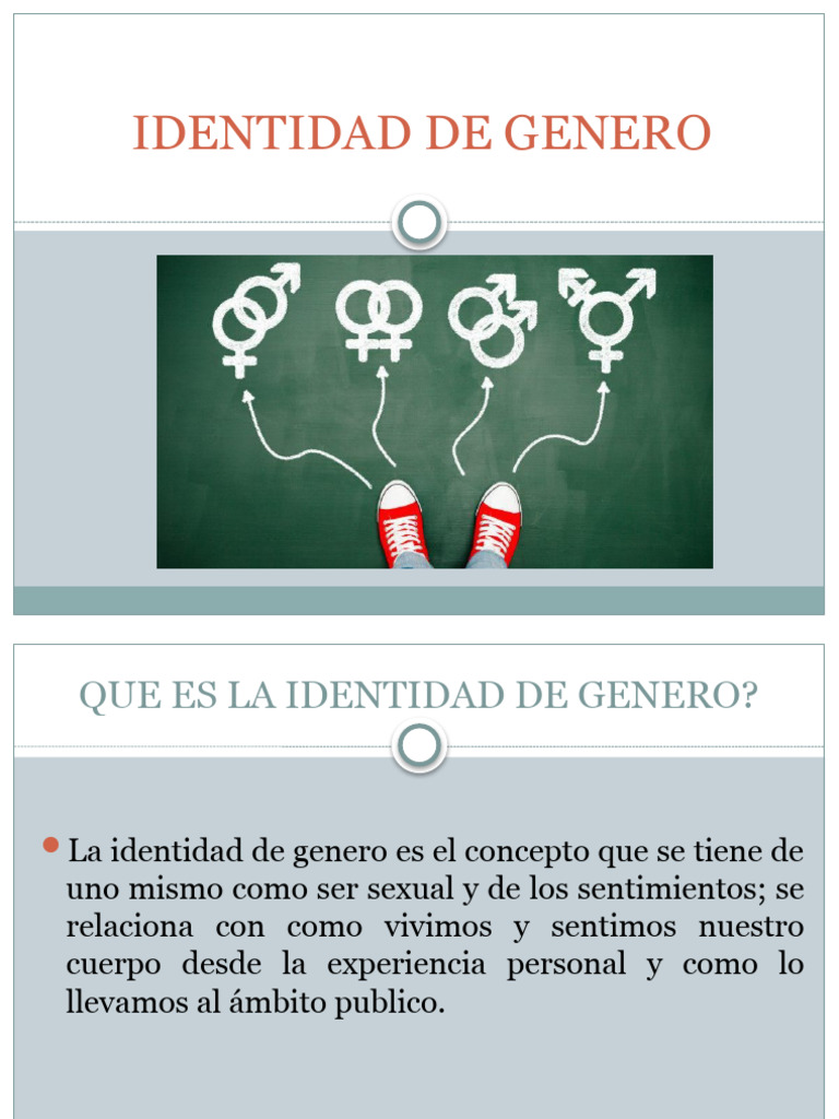 Identidad de Genero | Descargar gratis PDF | Estudios LGBTQIA+ | Transgénero