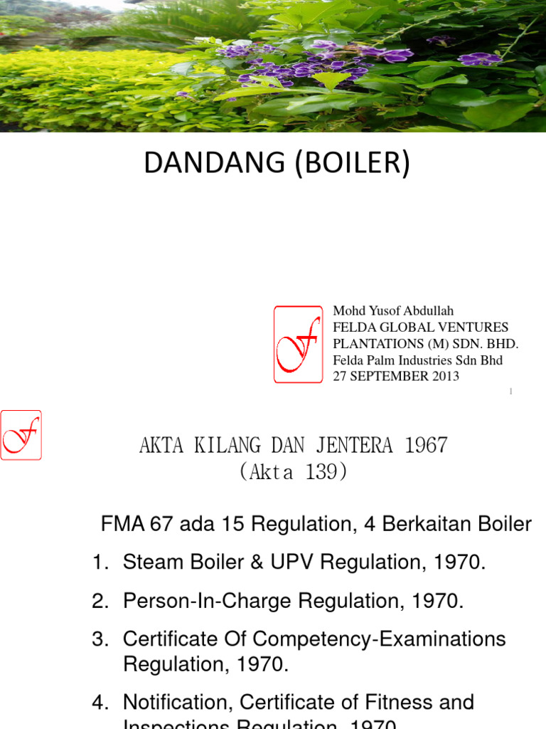 SOP Boiler Vickers SDN - BHD | PDF