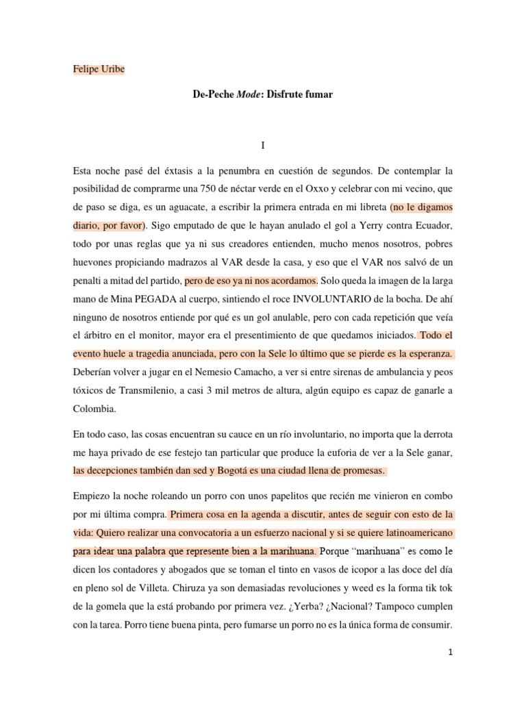 De-Peche Mode | PDF | Arte | Poesía