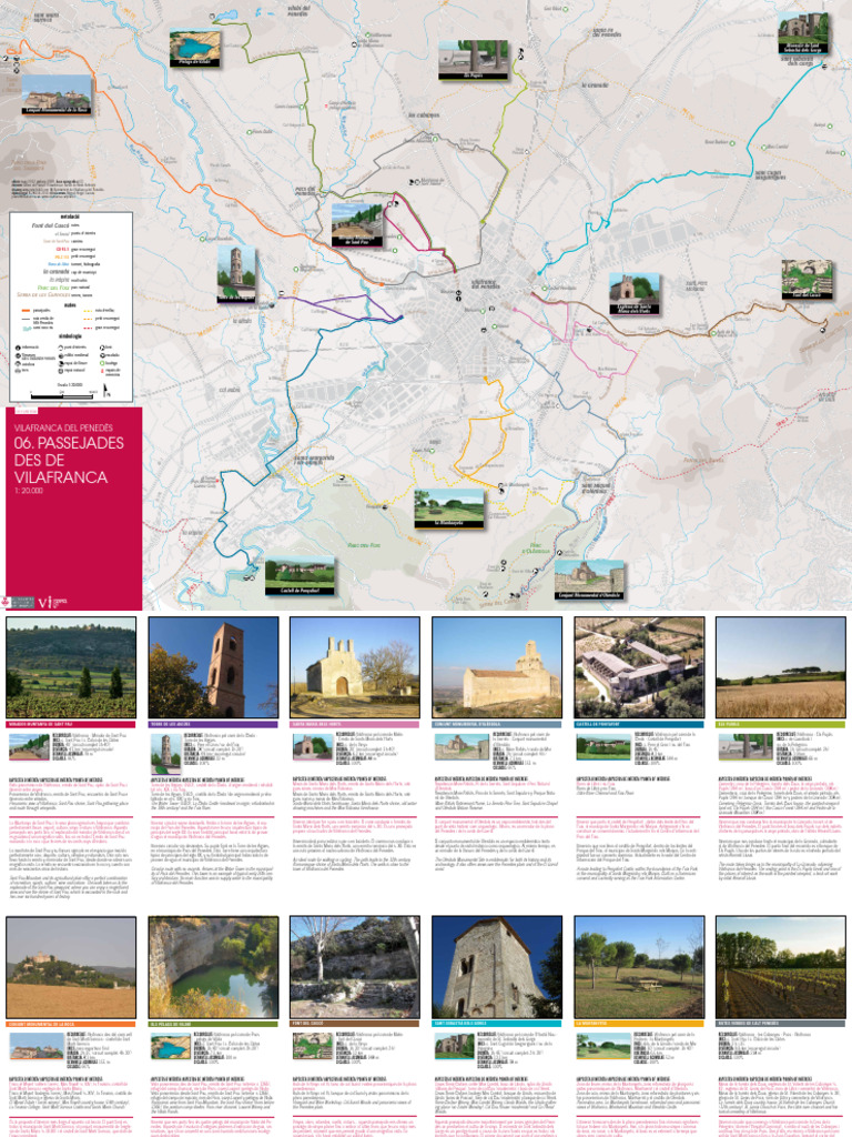 Planol Passejades Des de Vilafranca | PDF