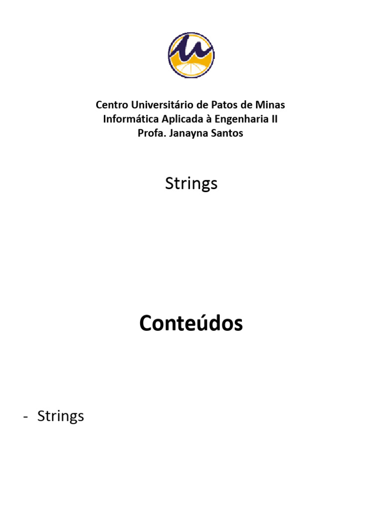 Aula String | PDF