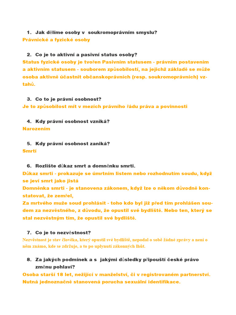 Úkol 2. - Osoby | PDF