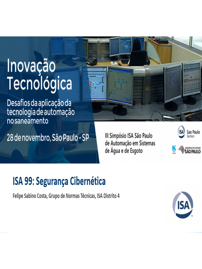 ISA 99: Normas de Cybersegurança Industrial | PDF | Informática ...