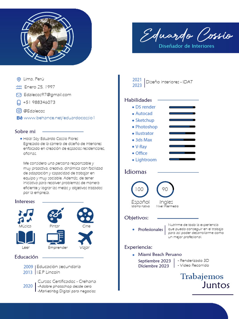 CV Eduardo Alexis Cossio Flores (3) - Compressed | PDF