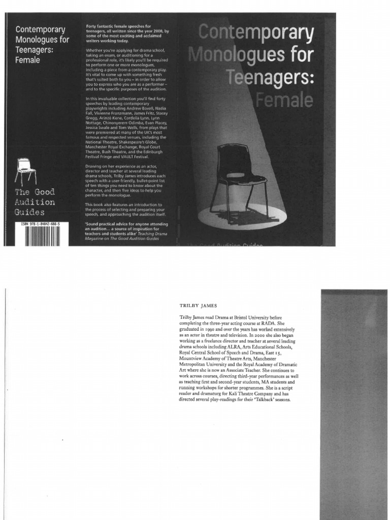 Contemporary Monologues For Teenagers Female | PDF
