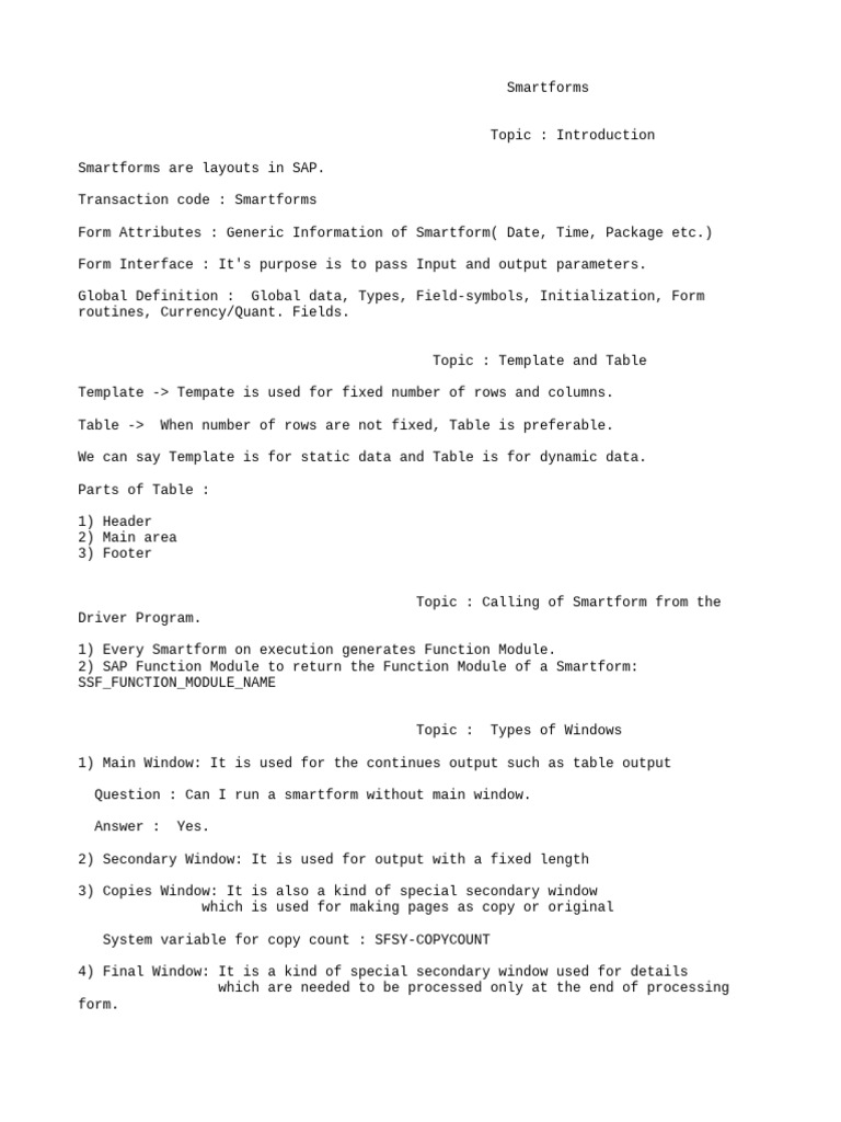 12 Smartforms | PDF | Page Layout | Information Technology
