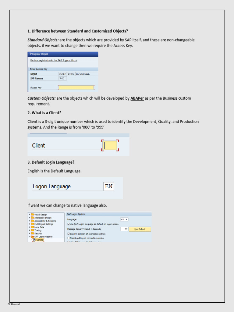 ABAP Important Points (Basics To Advance) | PDF | Systems Engineering | Information Technology