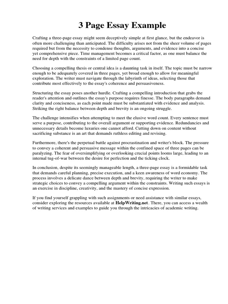 3 Page Essay Example | PDF | Gear